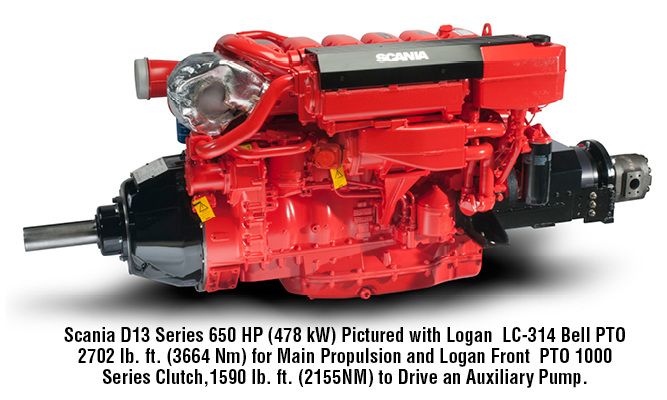 Front of Engine Power Take Off (PTO) Clutches