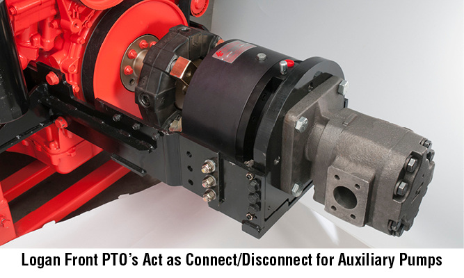 Front of Engine Power Take Off (PTO) Clutches