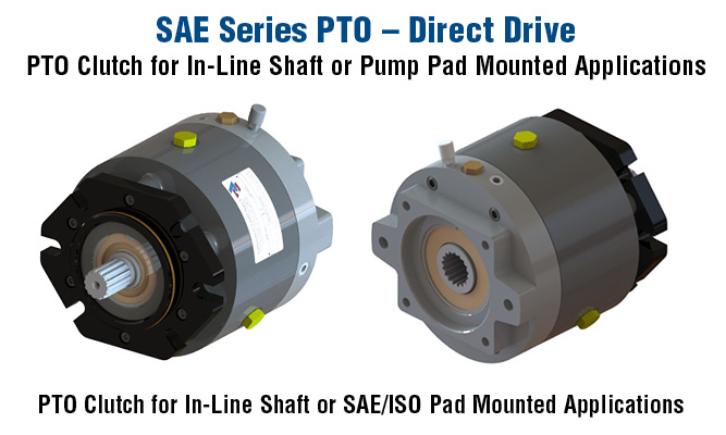 SAE Direct Drive PTO Clutches