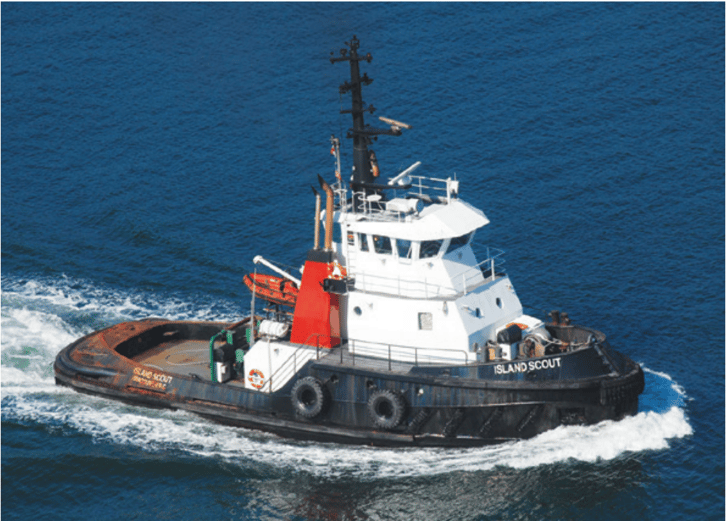Flywheel Mounted Logan PTO Replaces Mechanical on Tug